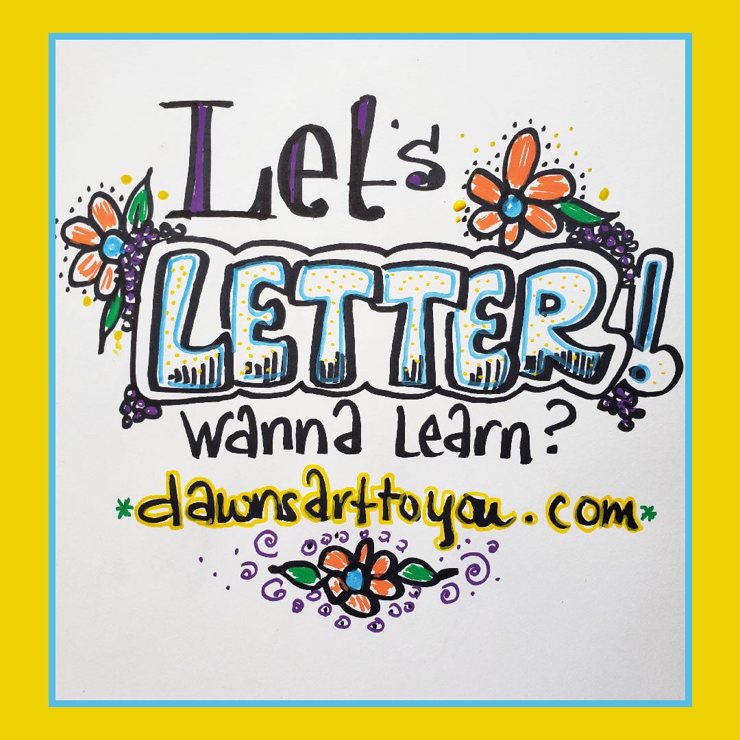 Free Hand Lettering Class! Ages 12+ | My Site
